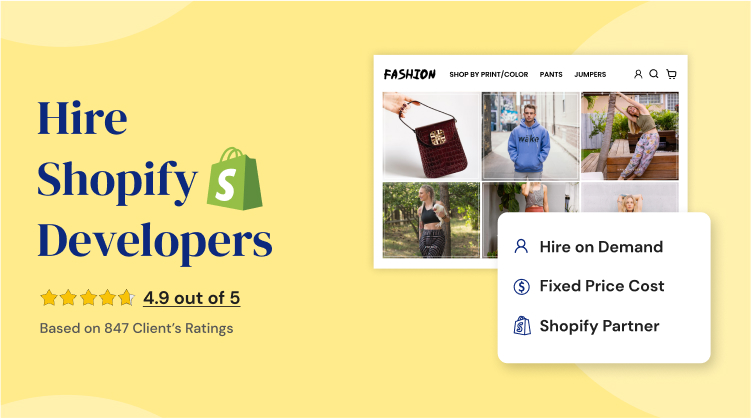 Hire Shopify Developer - We are the Shopify Experts